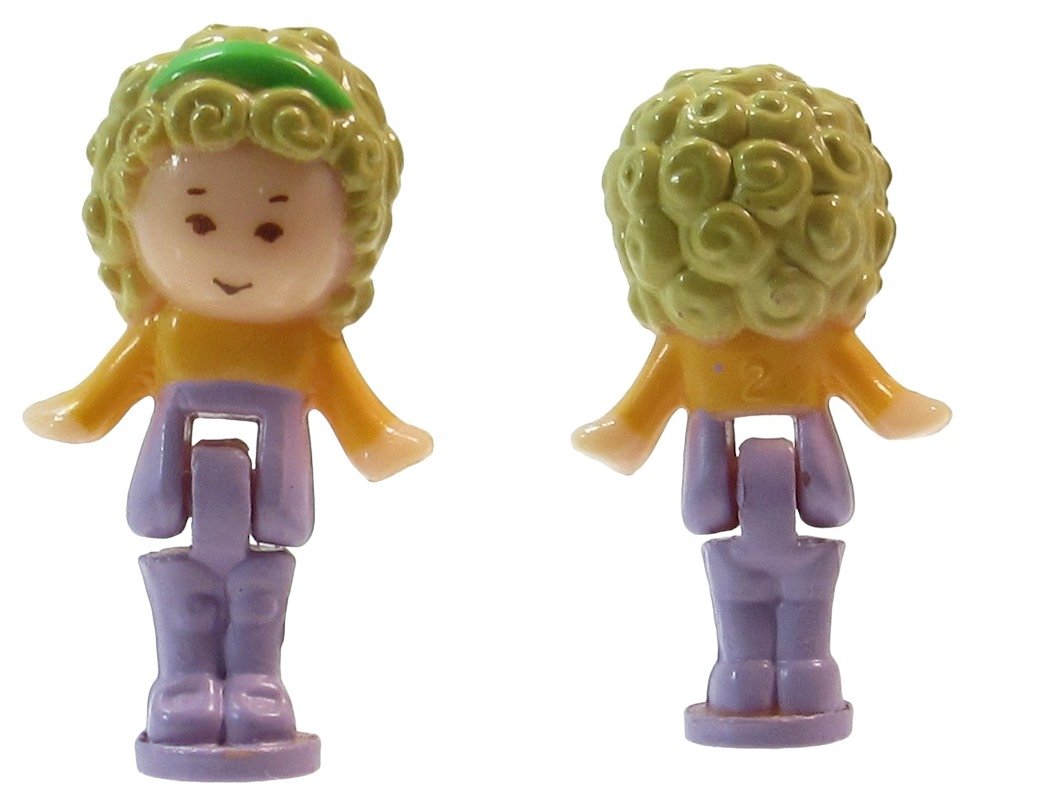 1990 Vintage Polly Pocket Doll Figure Polly's Hair Salon - Polly ...