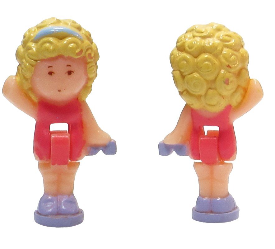 1991 Vintage Polly Pocket Doll Dream World Polly w/ Purple Binoculars ...
