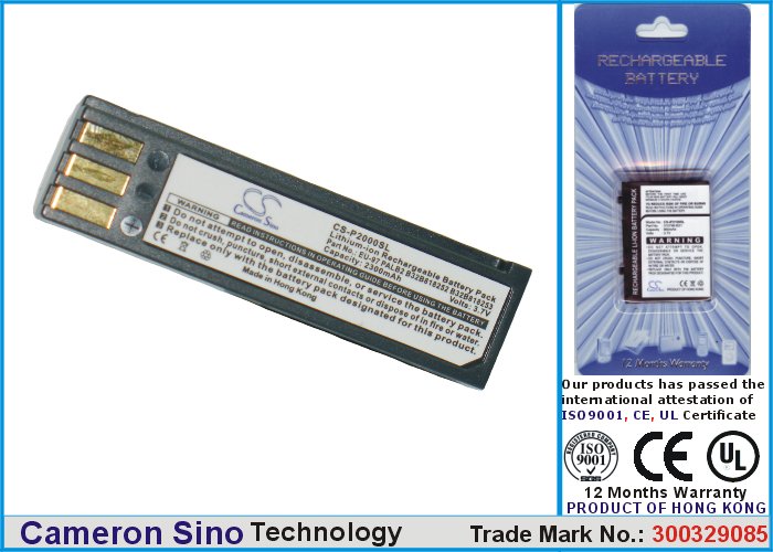 2300mAh Battery For Epson P-2000, P-2500, P-3000, P-4000, P-4500, P-5000