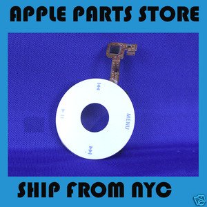 OEM CLICK WHEEL IPOD CLASSIC 7TH GENERATION CIRCLE White Usa Seller