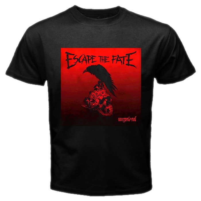 Escape The Fate Logo Emo Punk Rock Band Mens T-Shirt S to XXXL