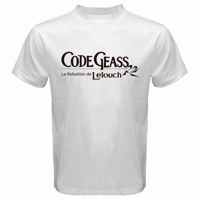 Code Geass R2 Logo Anime Manga Japan Art Shonen Adventure Mens T-Shirt ...