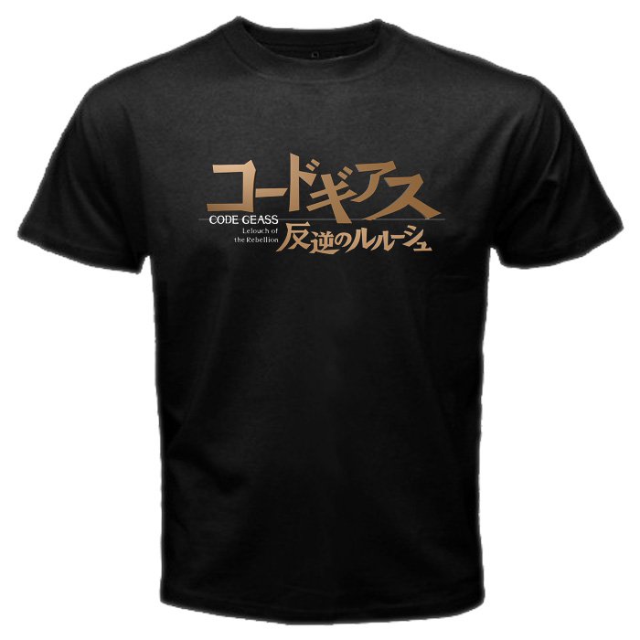 Code Geass Logo Anime Manga Japan Art Shonen Adventure Mens T-Shirt S ...