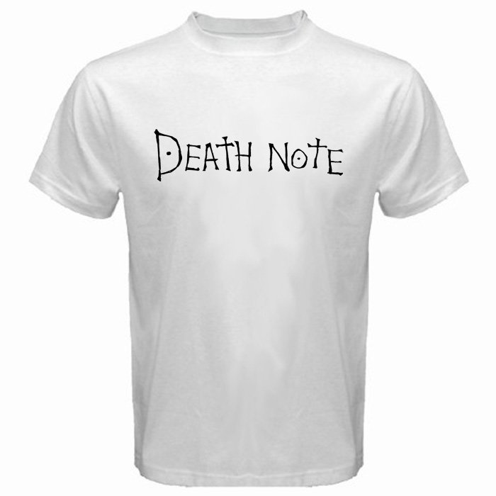 Death Note Logo Anime Manga Japan Art Shonen Adventure Mens T-Shirt S ...
