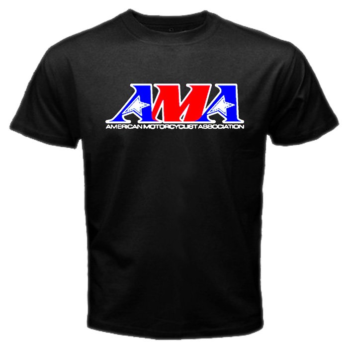 AMA Logo American Motorsport Motorbike Association Mens T-Shirt S to XXXL