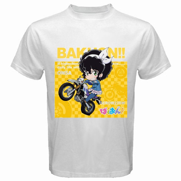 Bakuon Amano Onsa Anime Manga Motorsport Motorbike Japanese Mens T ...