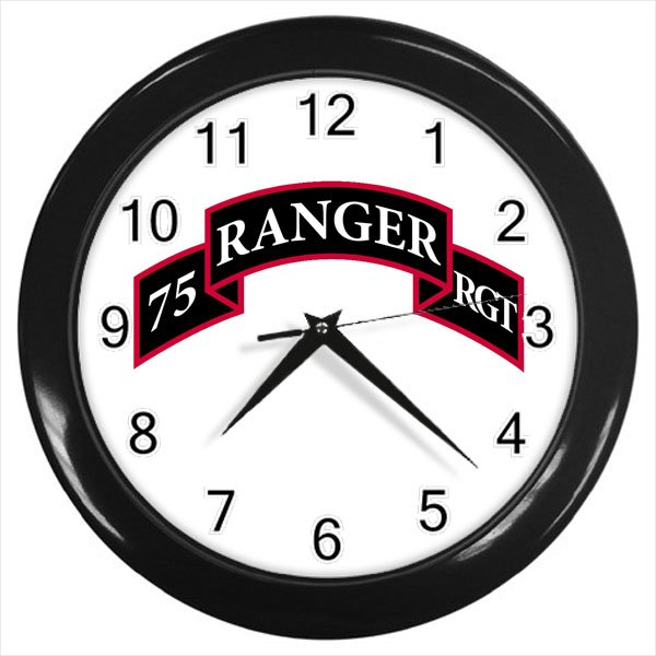 75 Ranger Regiment Logo 10 Inch Wall Clock Home Decoration
