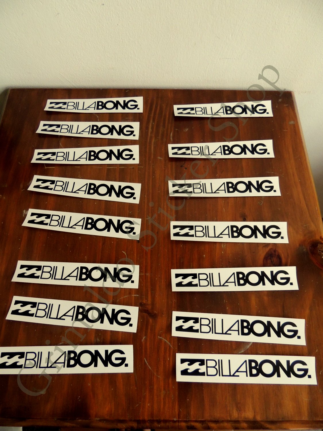 Buy lots of 15 Billabong logo sticker