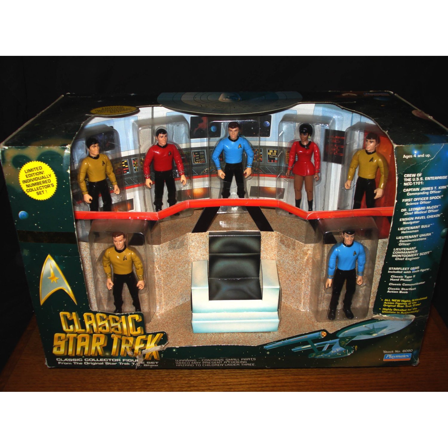 Classic Star Trek Bridge Figure Set