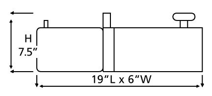 Powerpack Gravity Down 1 Gal Thieman, 7040000 Waltco Push Button Power ...