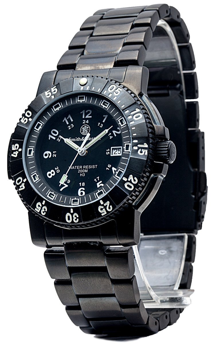 Smith & Wesson 357 Series Tritium Commander H3 Watch - Stainless Steel