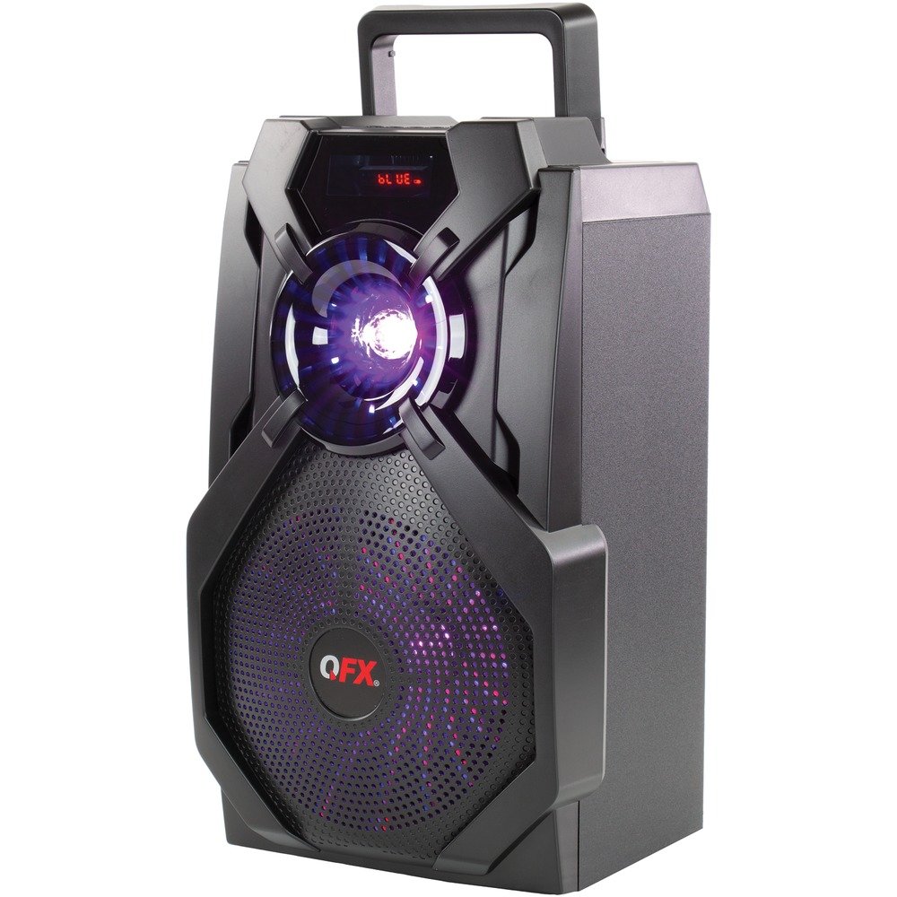 QFX PBX-6 6" Portable Rechargeable Bluetooth Party Speaker w/ App