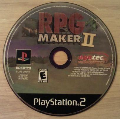 RPG Maker II 2 - Playstation 2 PS2 game