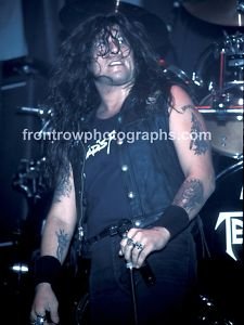 Testament Singer Chuck Billy 8"x10" Color Concert Photo