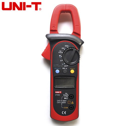 UNI-T UT-203 Digital Clamp Meter Multimeter UT203 ACA & DCA Clamp Meters