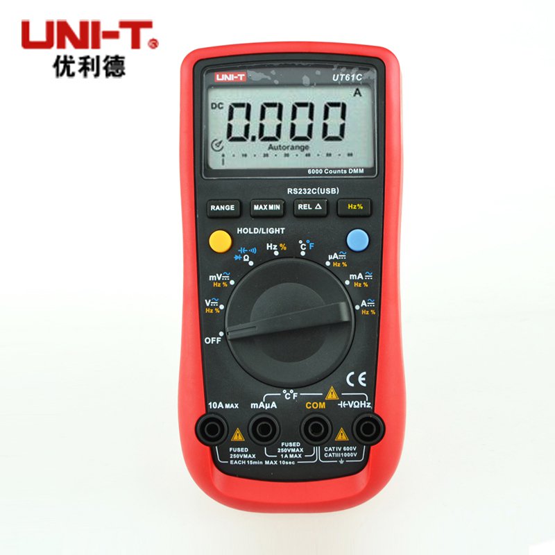 UNI-T UT-61C LCD Auto/Manual Ranging Modern Digital Multimeters UT61C ...