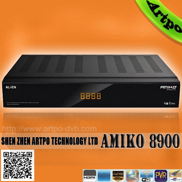 amiko shd-8900 alien dvb s set top box satellite receiver for laptop