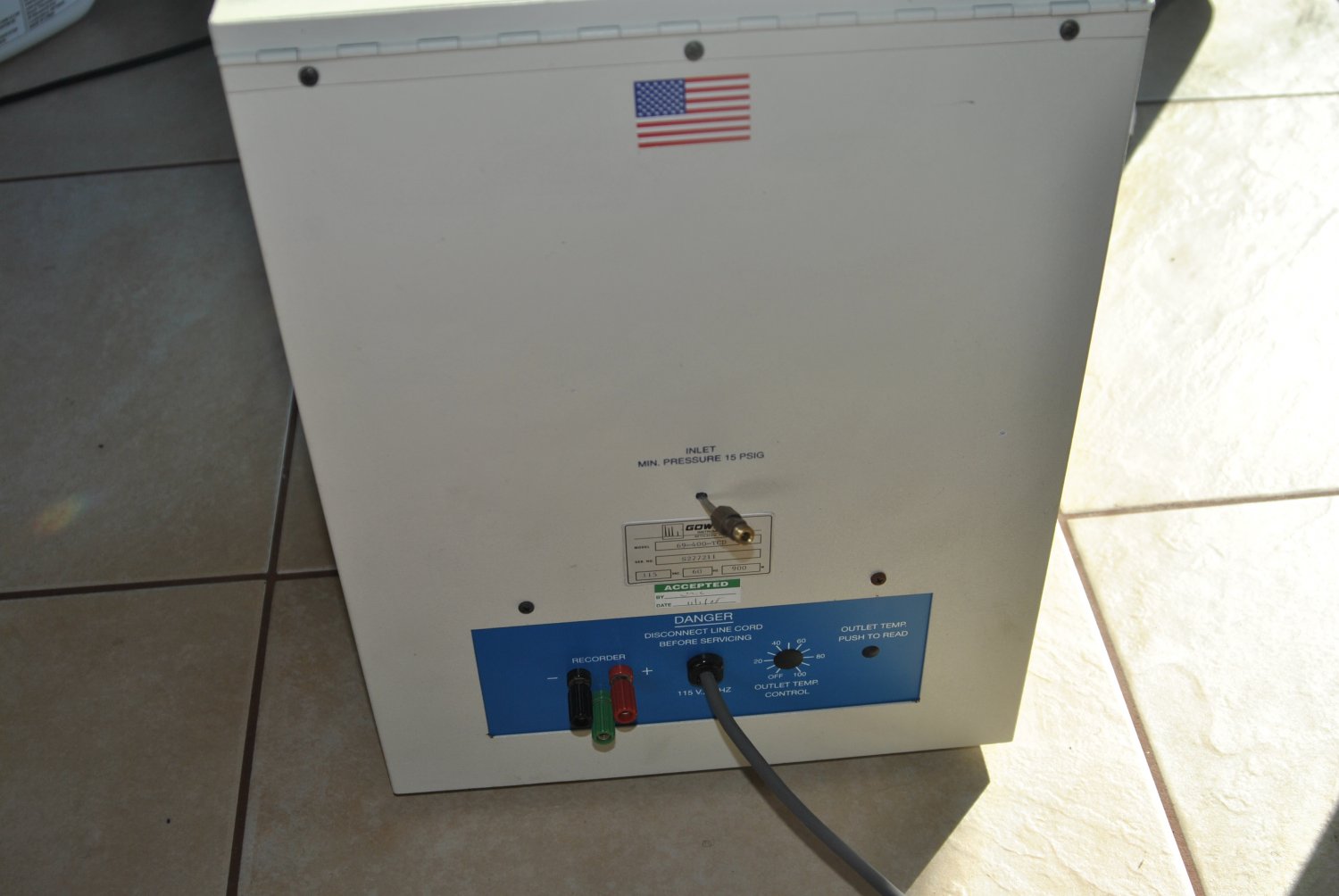 Gow-Mac Instruments Company Gas Chromatograph 69-400-TCD series 400 G/C ...