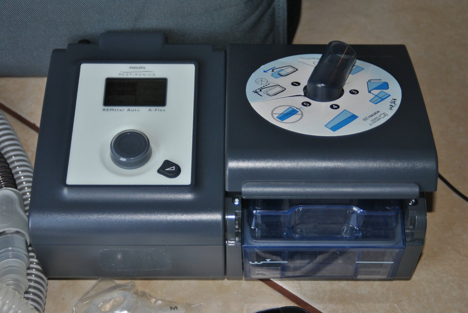 Philips Respironics REMstar Auto A-Flex 550P CPAP 2728 T hrs 3271 B hrs ...