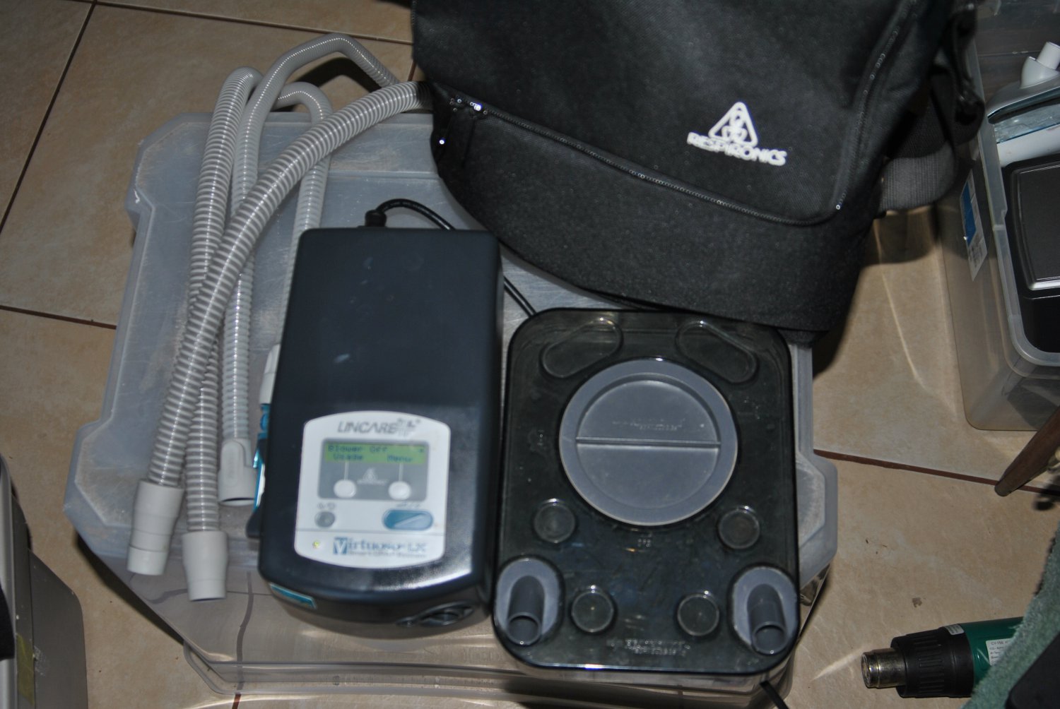 Repironics Lincare Virtuoso LX Smart CPAP System 3893 T hrs 3893 B hrs ...