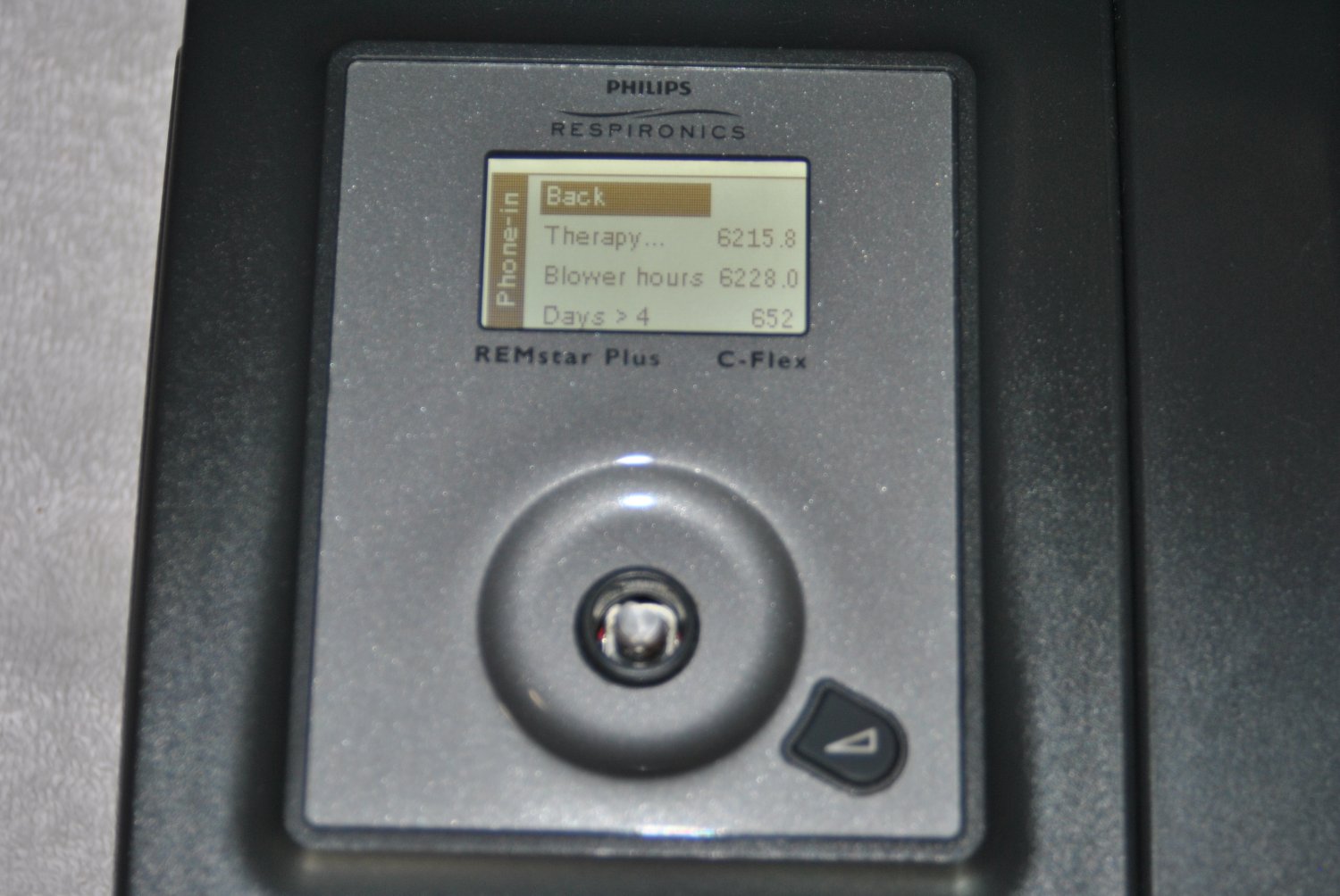Respironics REMstar Plus DOM 260P CPAP 6215 T hrs 6228 B hrs w ...