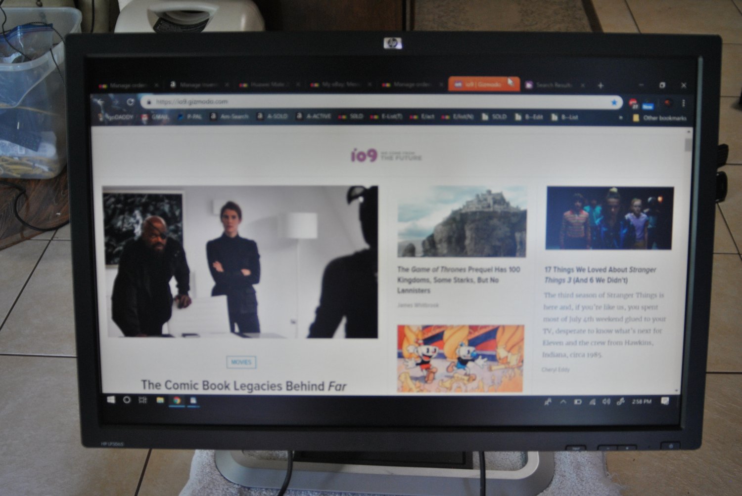 HP LP3065 30" IPS LCD Color Monitor free shipping jul19 #5J