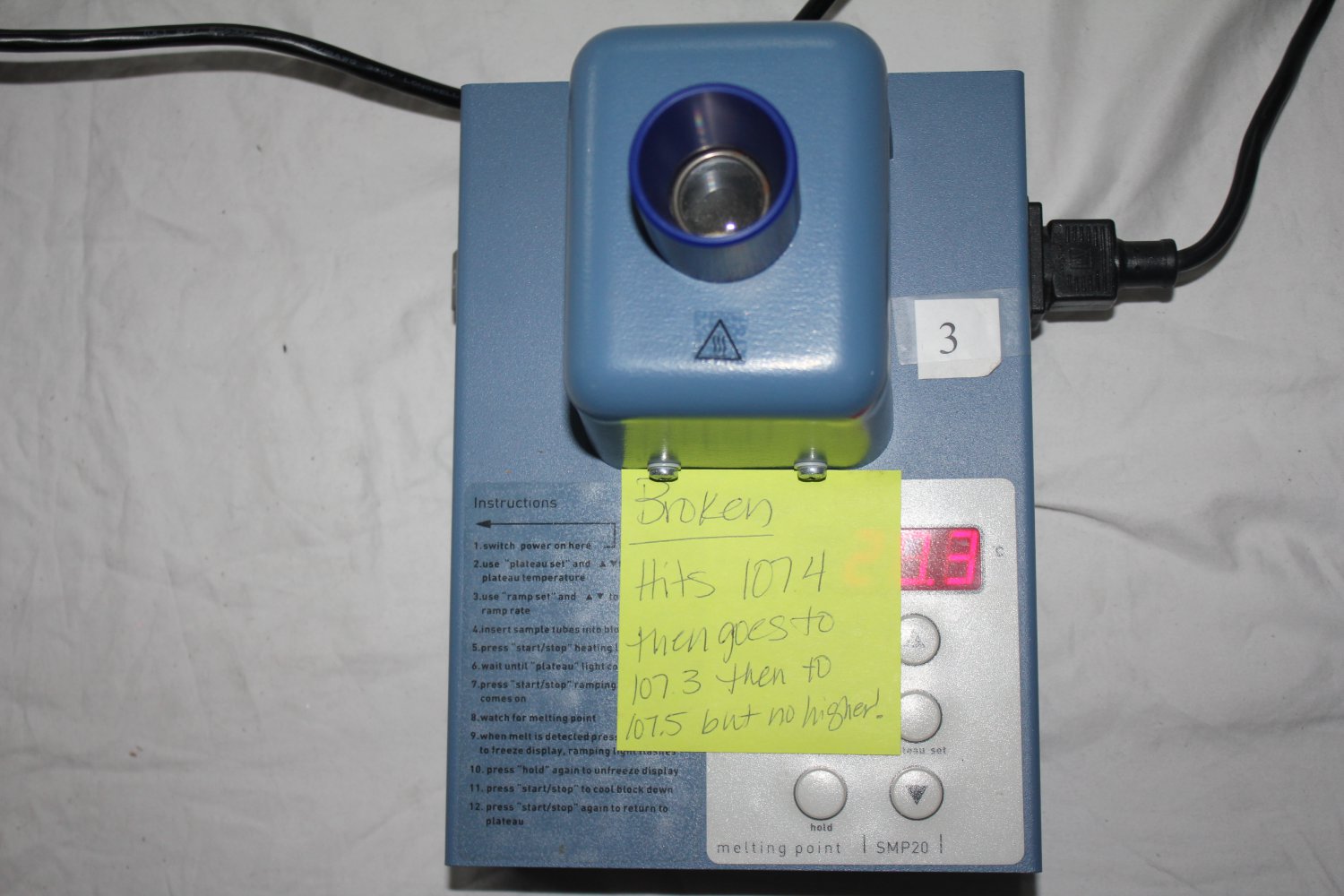 Stuart SMP20 Melting Point Apparatus nov19 #A