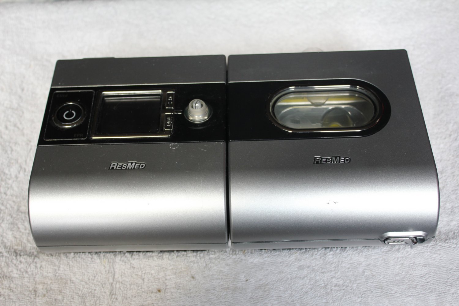 ResMed Elite S9 CPAP #36003 19509 hrs with H5i Humidifier no ac power ...