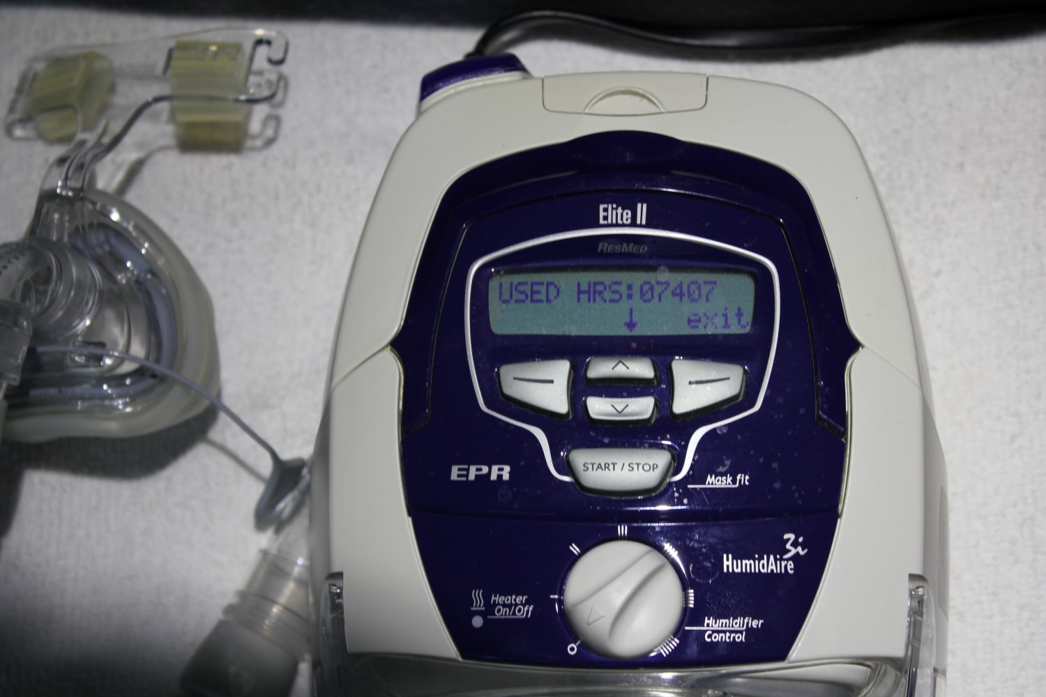 Resmed Elite II 3303902 CPAP 7407 usage hrs with H3i Humidifier sep20 #13
