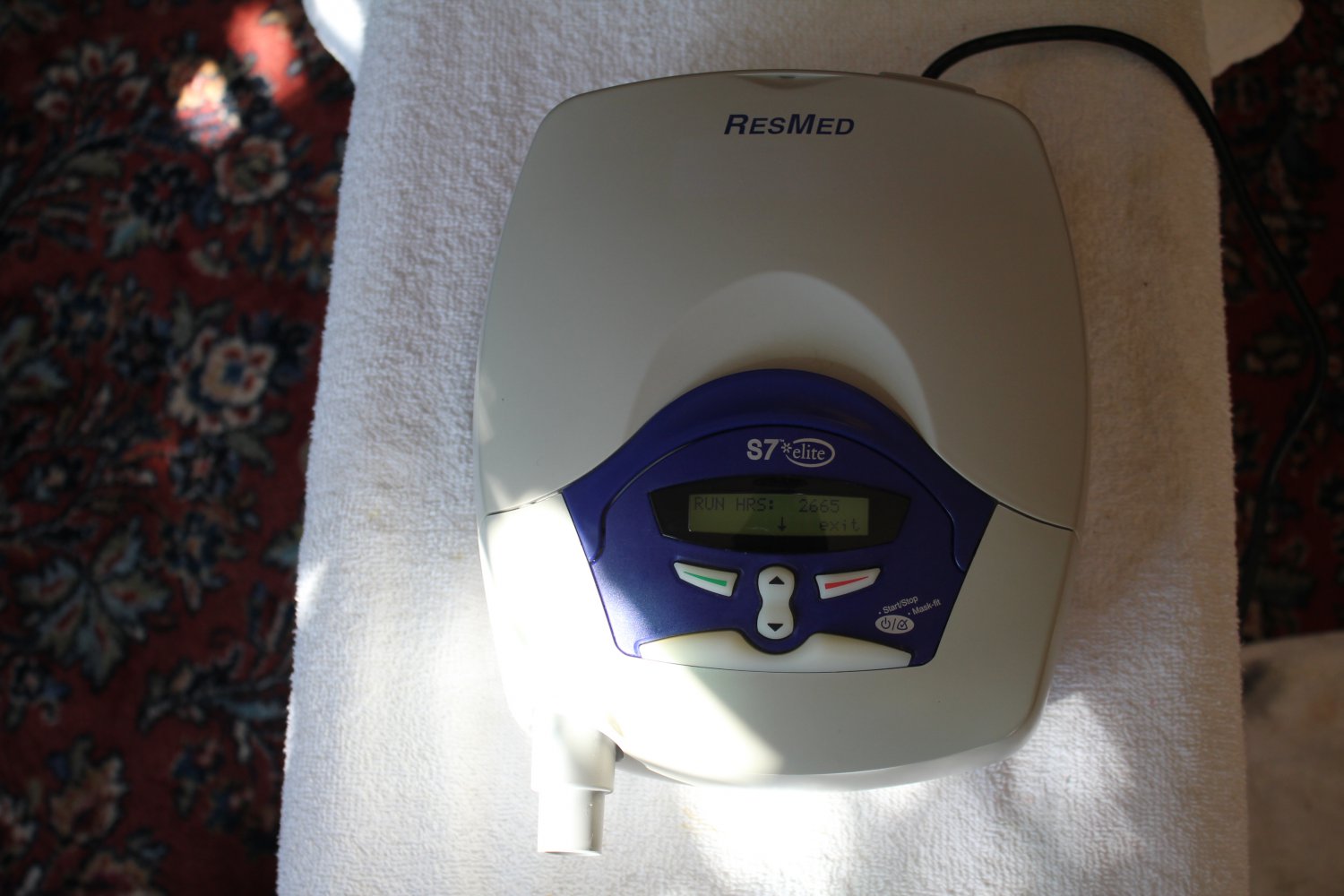 Resmed S7 Elite Sleep Systems 30002.015 CPAP 2665 hrs oct20 #C