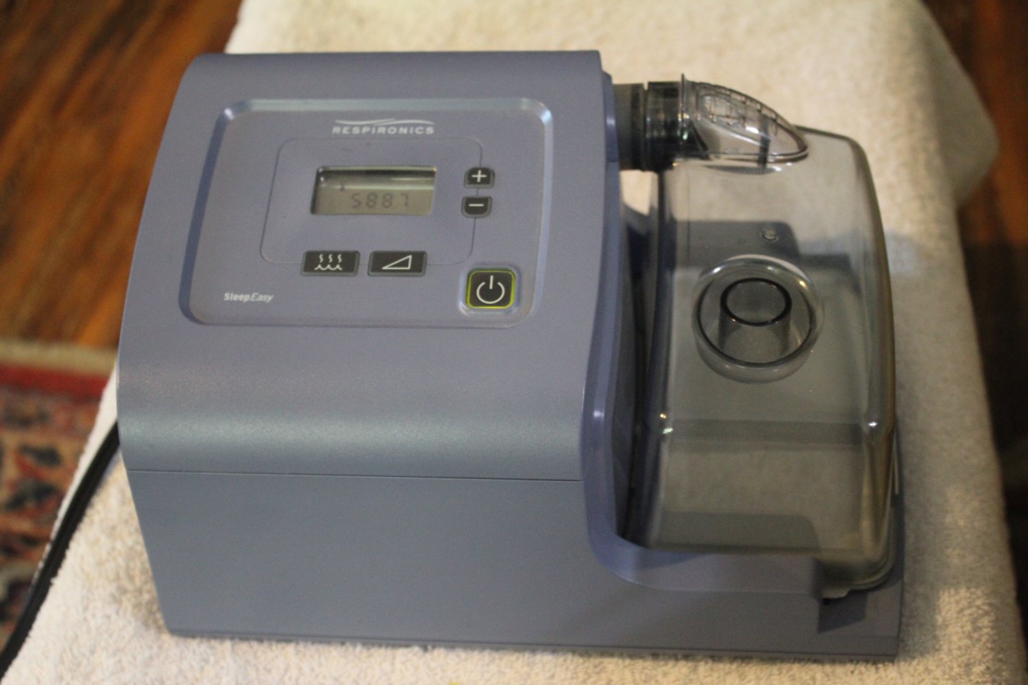 Respironics Sleep Easy 1043237 CPAP with humidifier 588 hrs 21jul #92