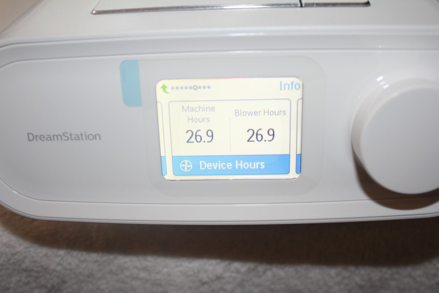 Respironics DreamStation Auto CPAP DOM DSX500S11 26 hrs oct22 #3