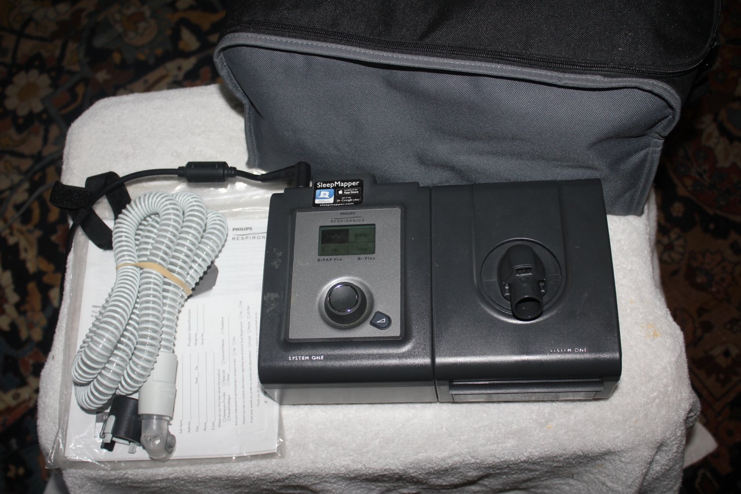 660P BiPAP Pro Bi-Flex Respironics 7496 T/ 7499 B run hrs 23oct #17d ...