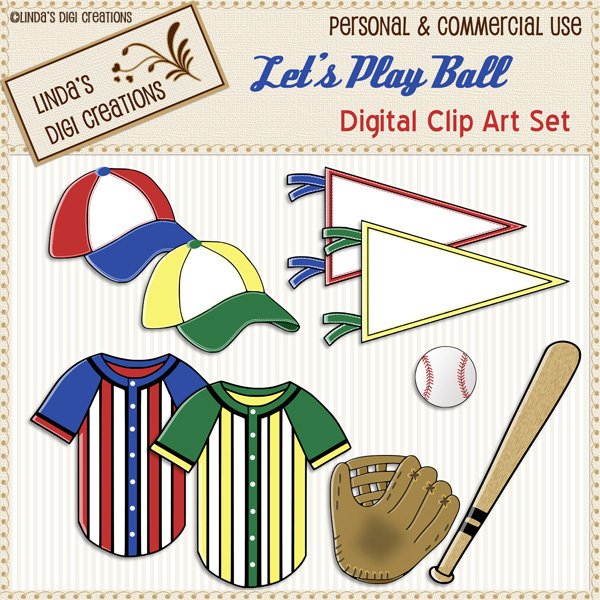 Let's Play Ball (Clip Art Set)
