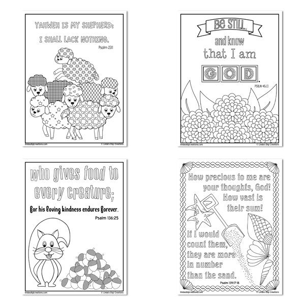 Psalms Set 1_Printable Coloring Pages
