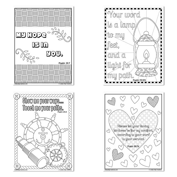 Psalms Set 2_Printable Coloring Pages