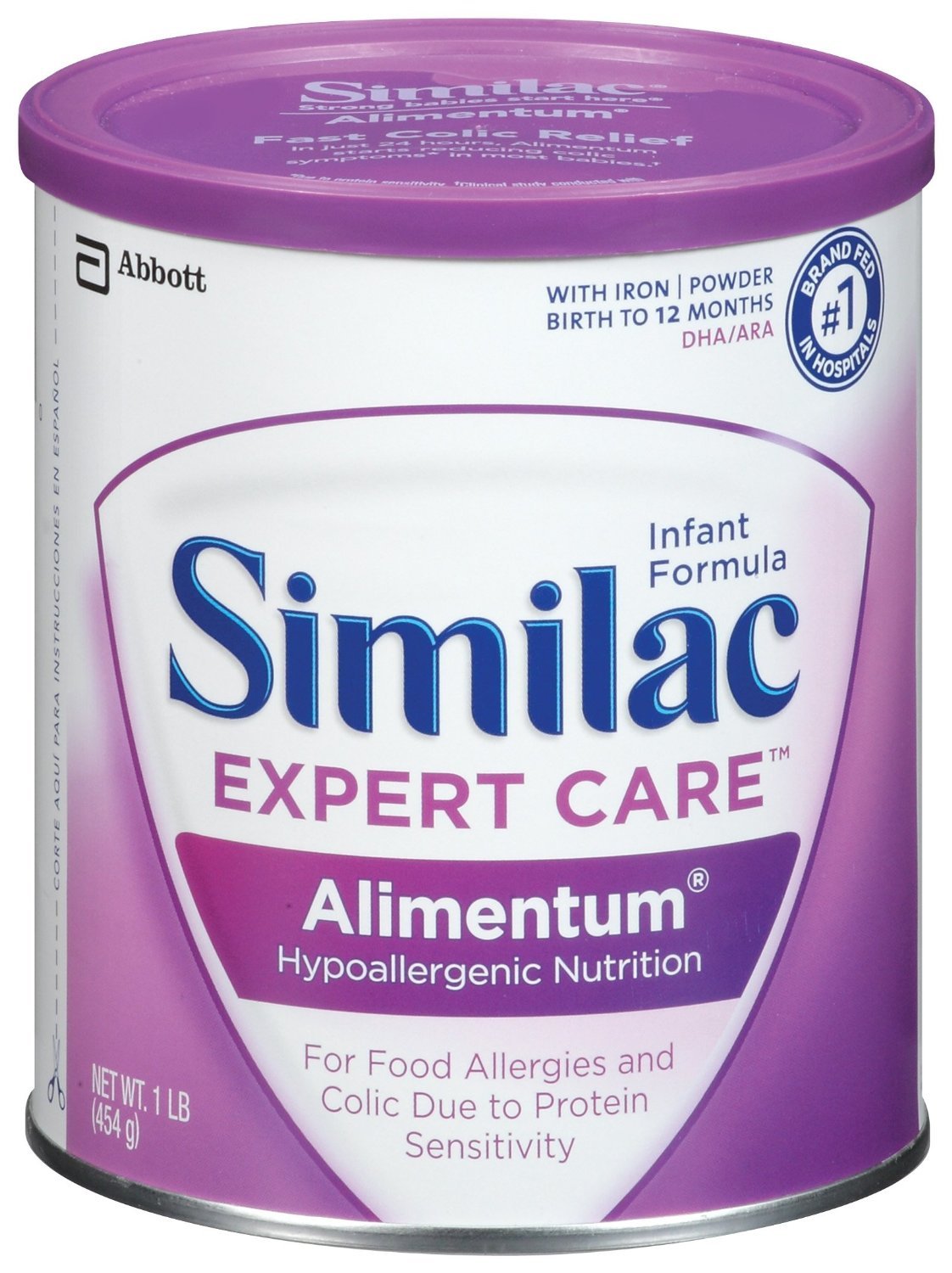Similac Expert Care Alimentum Hypoallergenic Nutrition Formula, Powder ...