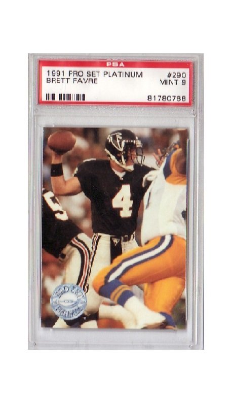 Brett Favre RC 1991 Pro Set Platinum #290 Packers, Vikings, Jets ...