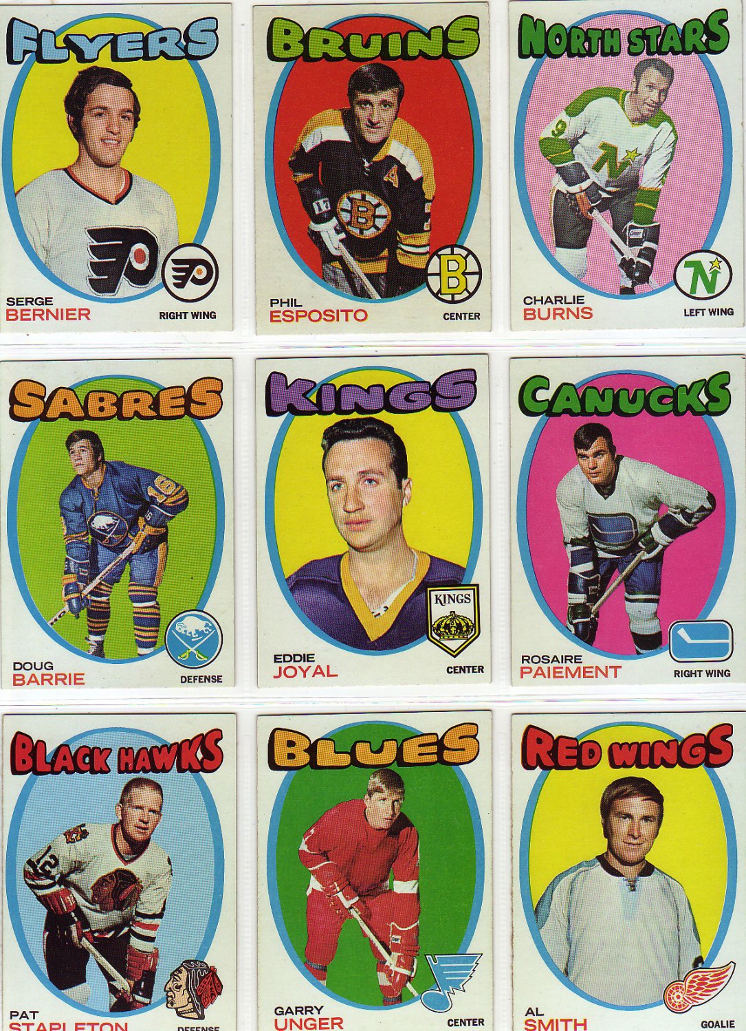 1971-72 Topps Hockey Complete Set (132) Bobby Orr, Howe, Hull, Ken ...