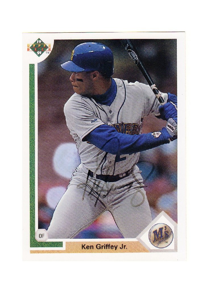 Ken Griffey Jr. HOF Auto 1998 10th Anniversary Autographed Jumbo # ...