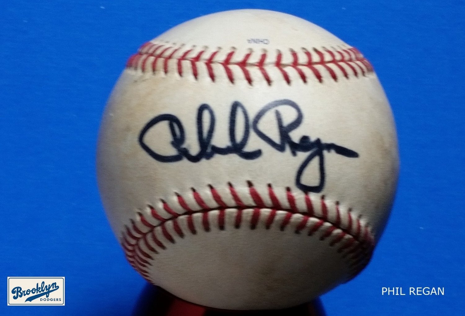 1960's Dodgers Phil Regan Signed Autographed Official Midwest League ...