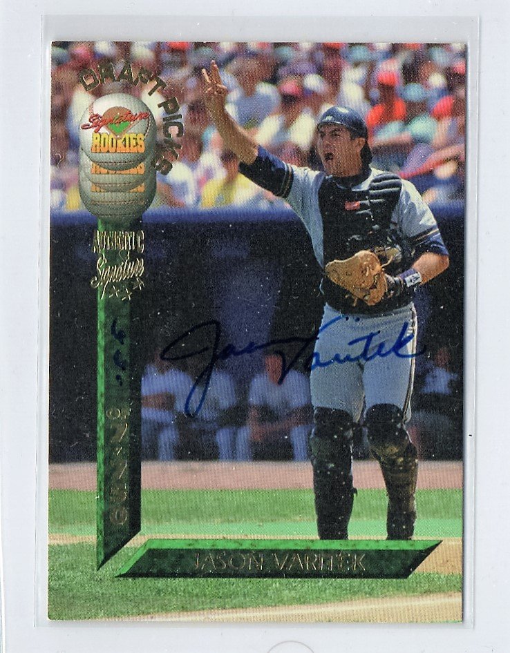 Jason Varitek RC Auto 1994 Signature Rookies Autographed Draft Picks ...
