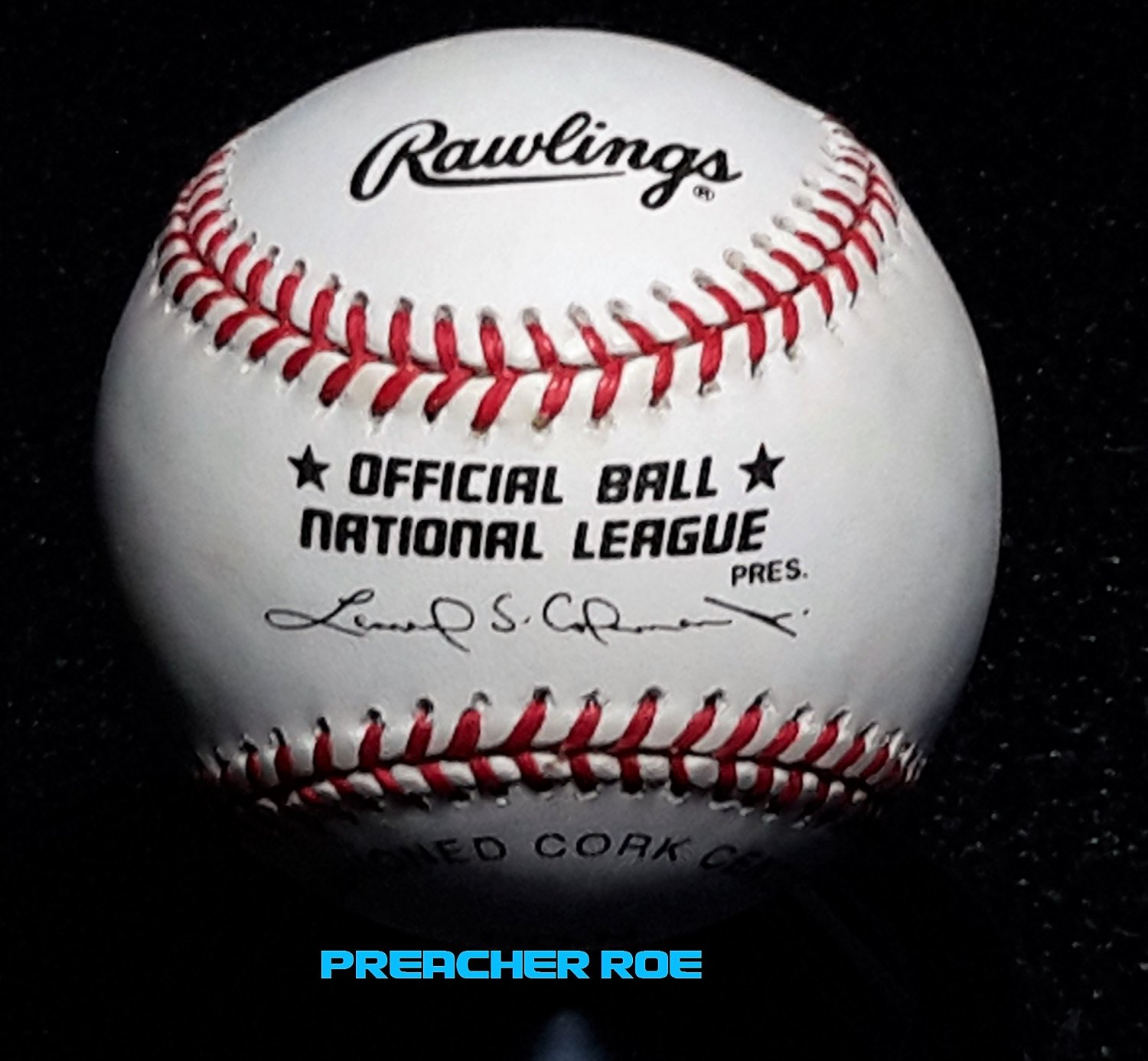 Brooklyn Dodgers Preacher Roe Signed Autographed Official NL Baseball ...