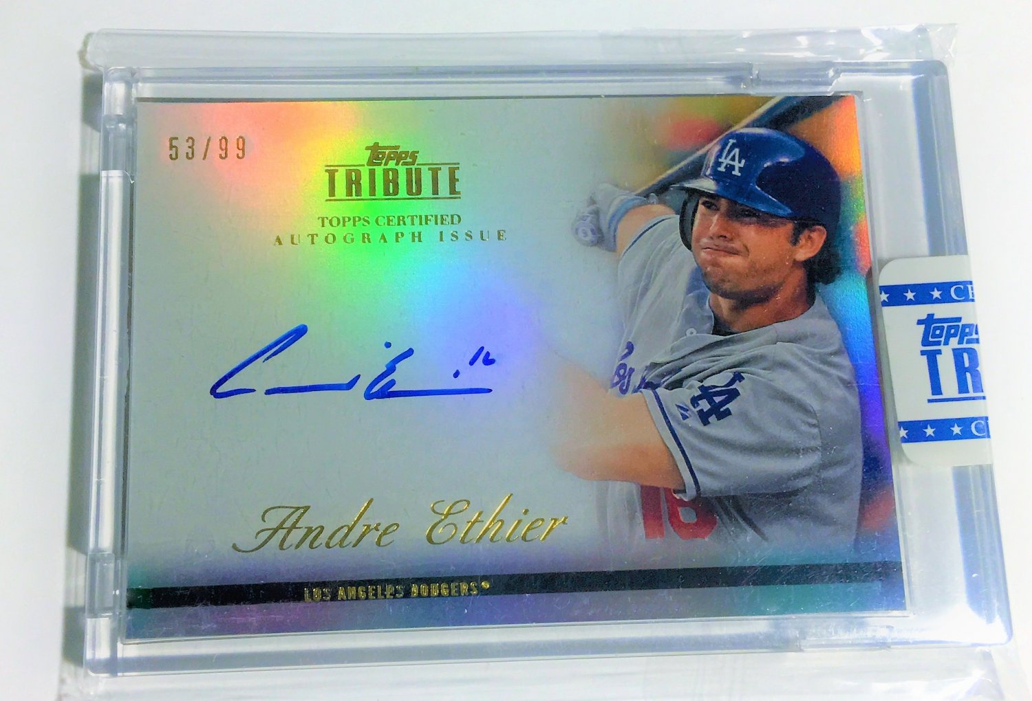 ANDRE ETHIER 2012 Topps Tribute Certified Autograph Issue #TA-AE ...