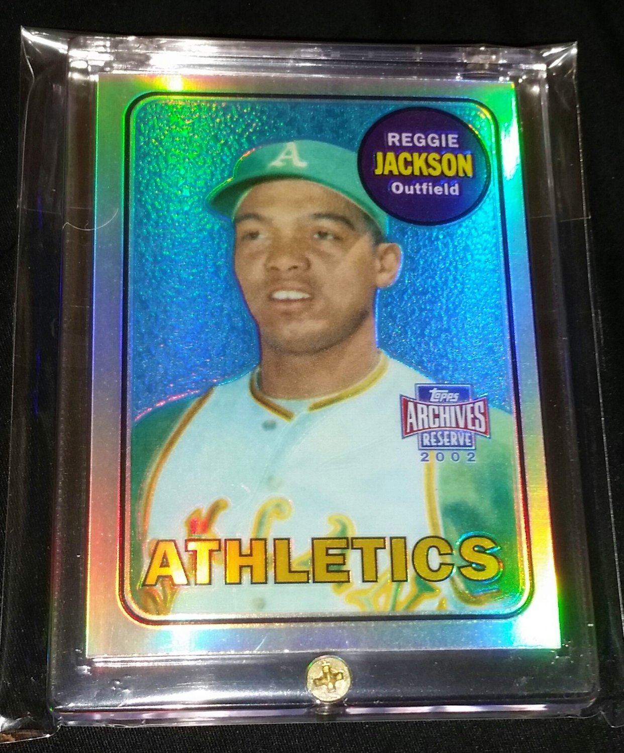 Reggie Jackson 2002 Topps Archives Reserves Refractors #13 Oakland A's