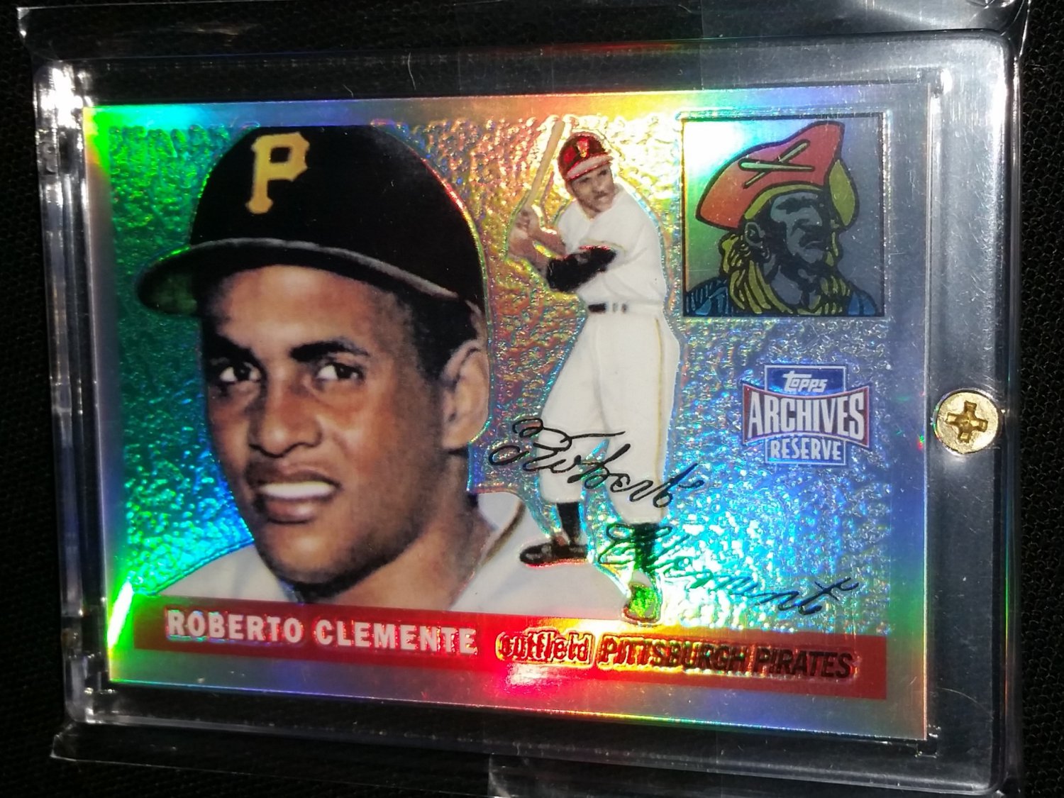 Roberto Clemente 2001 Topps Archives Reserves Reprint Refractors #17 ...