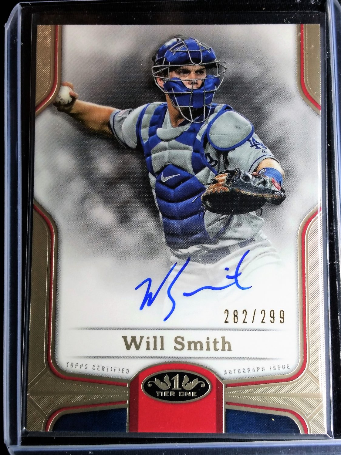 Will Smith 2020 Topps Tier One Autographs #BOA-WSM DODGERS