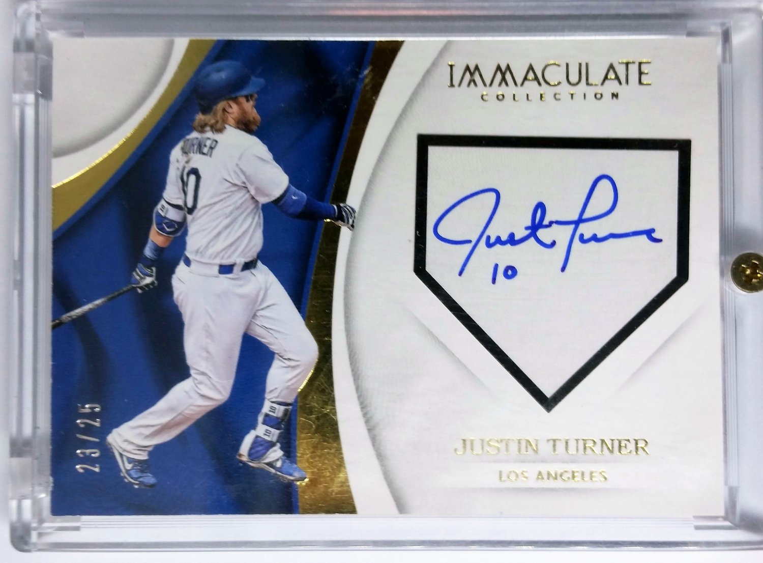 Justin Turner /25 Auto 2017 Immaculate Collection Autographs #hps-jt ...