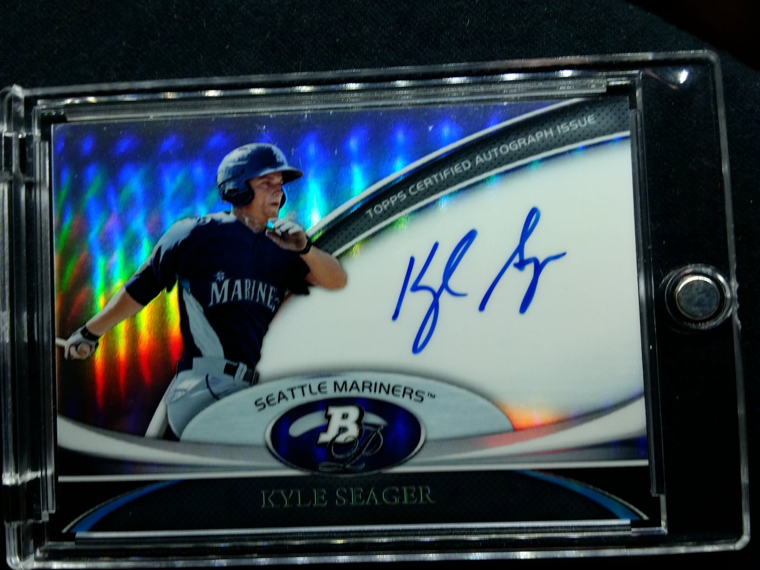 Kyle Seager 2011 Bowman Platinum Prospect Autographs #BPA-KS Mariners