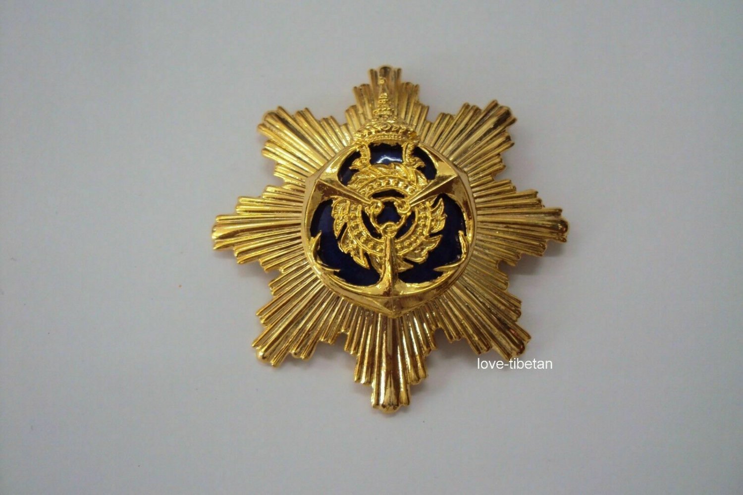 Command and Staff Royal Thai Navy Force Metal Badge Insignia Militaria ...